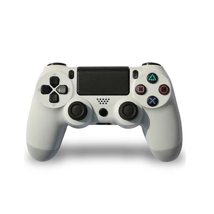 Manette de jeu sans fil Blanc - Bluetooth - Joypad à écran tactile ...