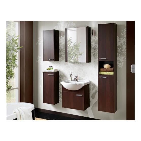 Ensemble salle de bain Nawoi wenge - Composition : - Cdiscount Maison