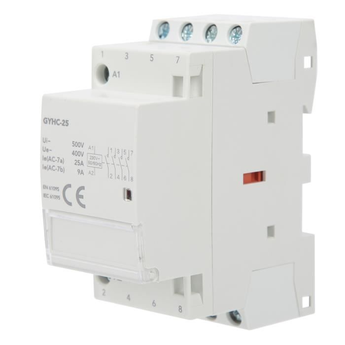 Contacteur modulaire - CIKONIELF - 4P - 25A - IP20/IP40 - 230V 50Hz ...