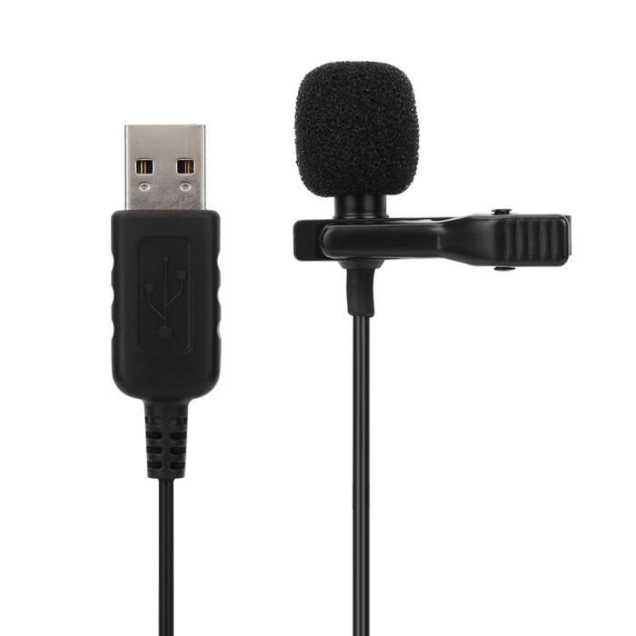 EJ.life Clip PC sur Microphone Clip USB sur microphone d'ordinateur ...