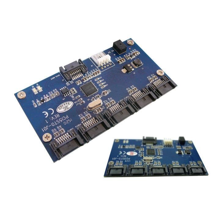Port Multiplier (réplicateur de port) SATA - 5 ports SATA II - 3 GBPs ...
