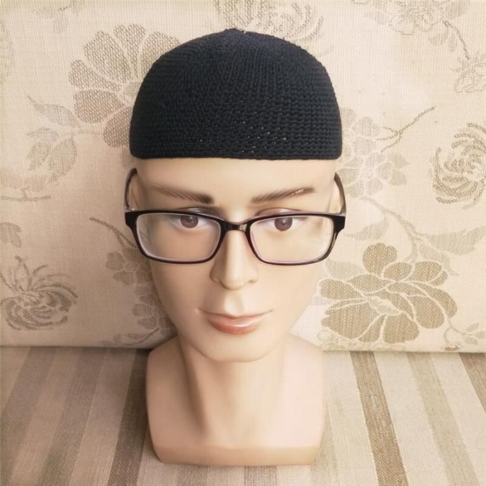 Gorro Beanie Hat Pure crochet à la main Musulman Hommes Femmes ...