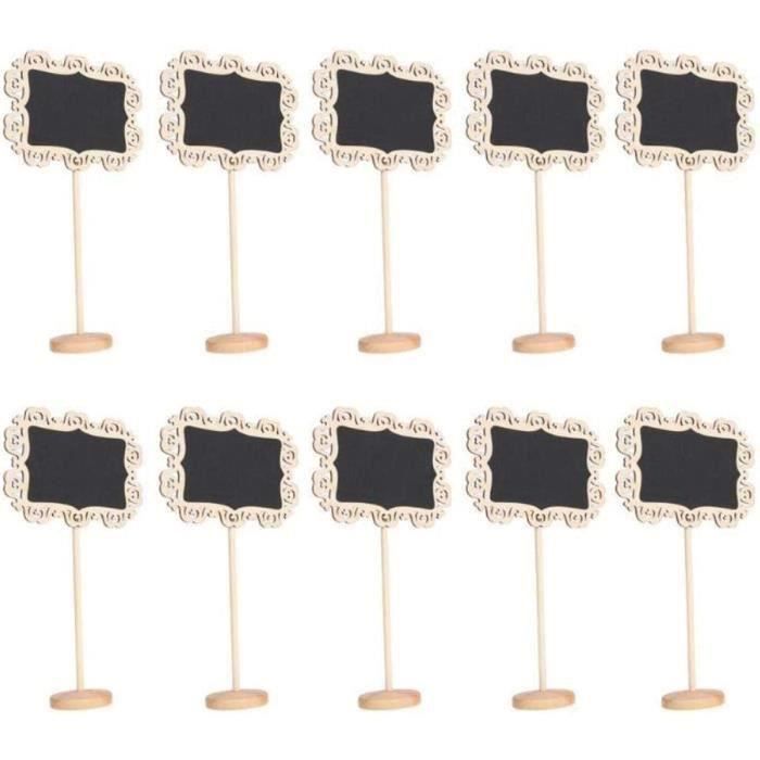 Trust-Mini Tableau Noir en Bois Mini Panneau d'Affichage Mini Tableaux ...