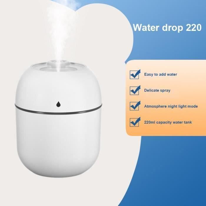 Happy-Vitrine Pour Collectionneur 220ML Air Humidifier Ultrasonic Mini Car Aroma Diffuser ...