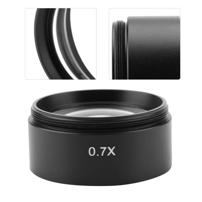 Fangming-Lentille d'objectif Microscope Objective, KP-0.7X Stereo ...