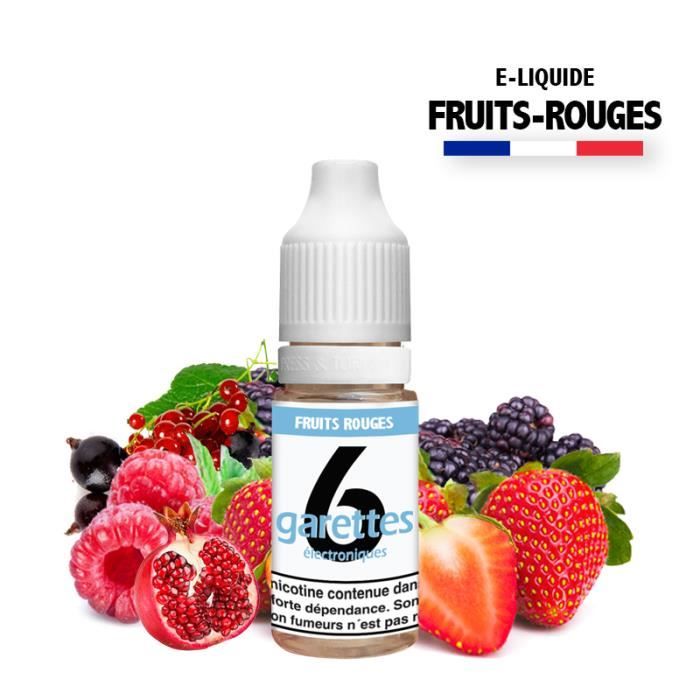 E-liquide 10ML saveur FRUITS ROUGES avec 3MG de nicotine (e-liquide id ...