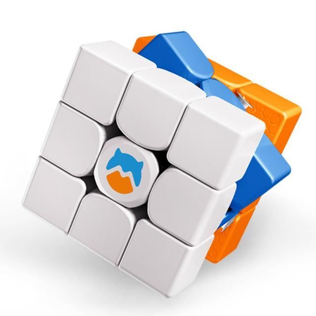 CASSE-TETE,3 Colors--Cube magique professionnel GAN Go 3x3x3, Cube ...
