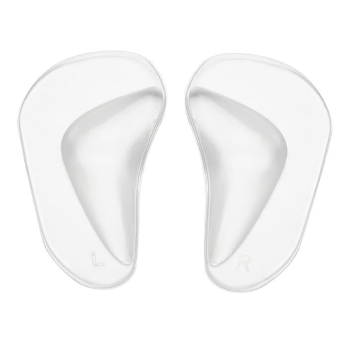 Semelles orthopédiques Orthèses en silicone pour pieds, soutien de la ...
