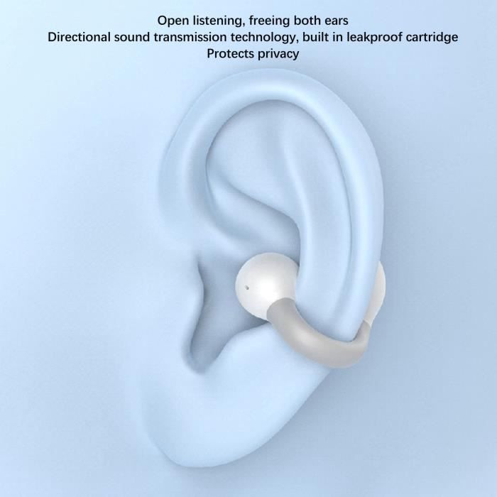 Qid-Couteur Bluetooth À Clipser Clip Sur Écouteur Sans Fil Bluetooth 5. ...