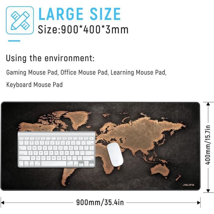 Tapis De Souris Gaming Xxl Grand Sous Main Bureau Tapis Souris Gamer ...
