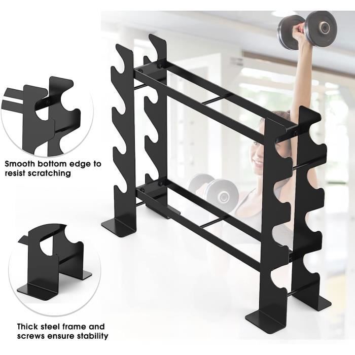 WINNOW Haltères Rack Home Gym Haltères Rack de Stockage Haltères ...