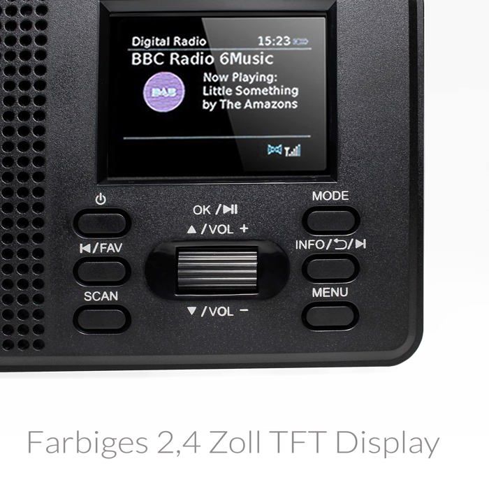 Dab 142 - Radio numerique Portable, reception FM et Dab , memoire des ...