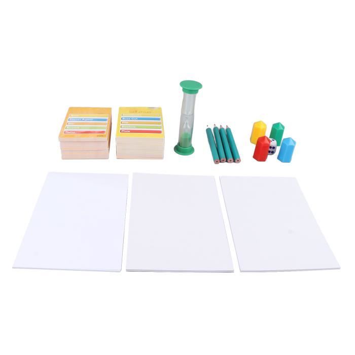 Mxzzand jeu de société Pictionary Dice Jeu de société Pictionary avec 1 ...