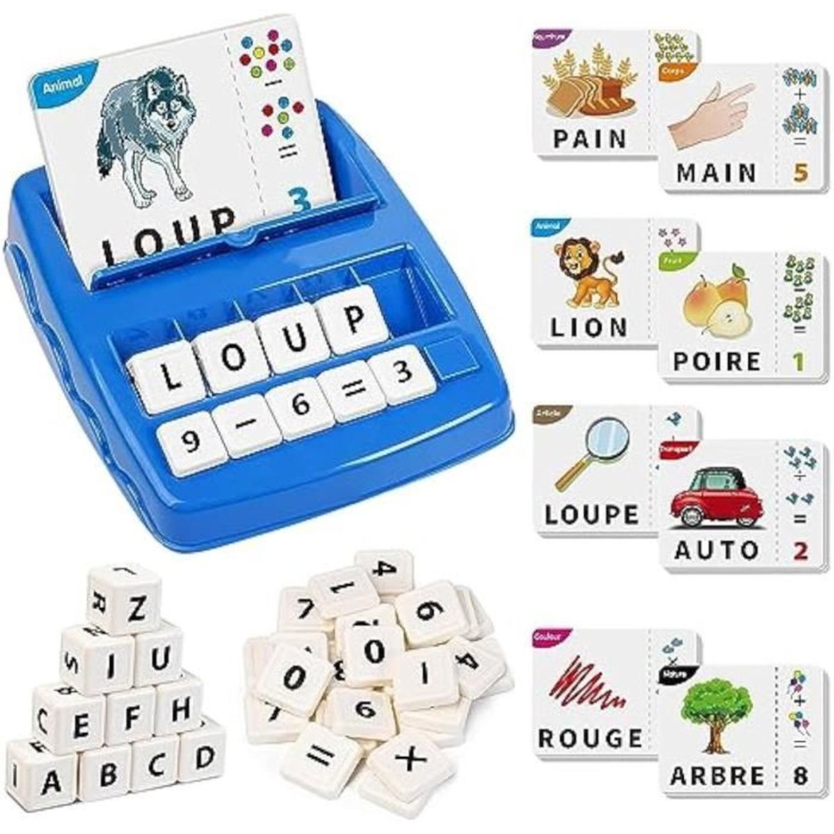 Jeux Educatif 3 4 5 6 7 8 Ans, Apprendre a Lire Jouet Enfant 3-8Ans ...