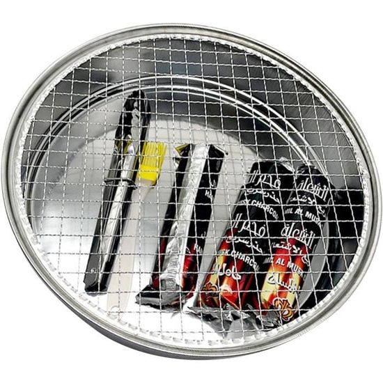 5 Pcs Barbecue au Charbon de Bois, Jetables BBQ Charcoal Grill Portable ...