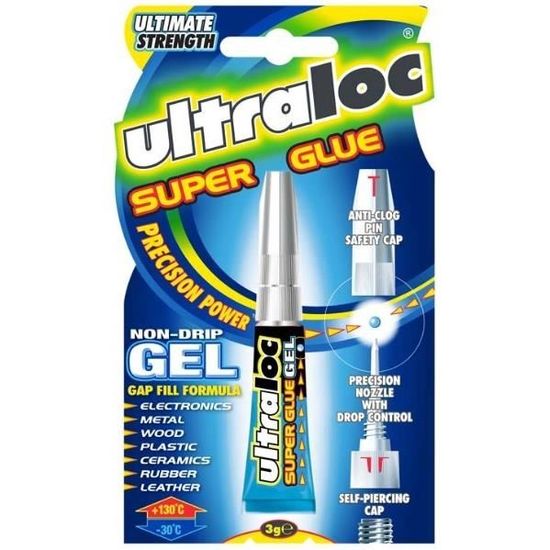 Ultraloc Super Glue Gel 3 g - Cdiscount Beaux-Arts et Loisirs créatifs
