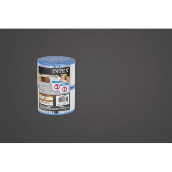 6 Cartouches de Filtration Intex 29001 pour filtre Spa - Intex TYPE S1 ...