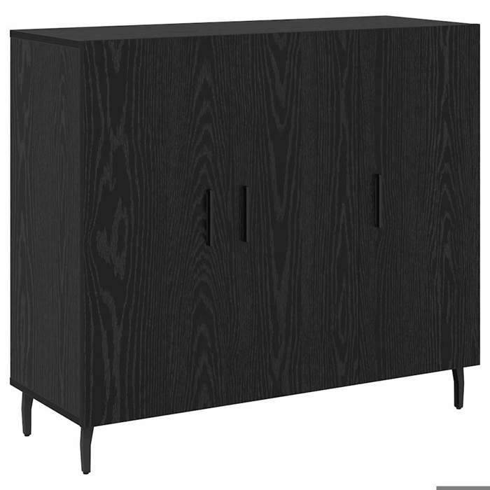 Placard salle à manger - BEST-HOME - Buffet - Chêne noir - 90x34x80cm ...