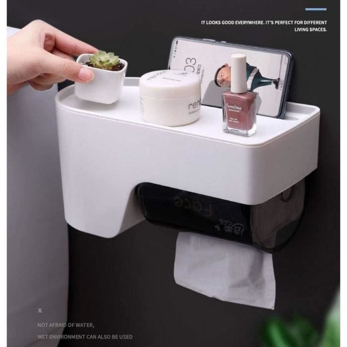 Montage Mural Porte-Rouleau De Papier, Sans Perçage Support Papier ...