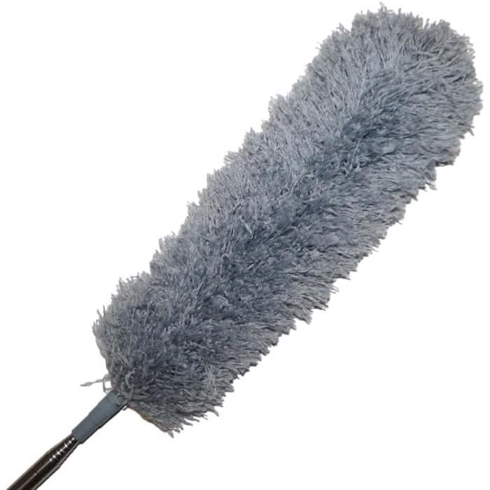 Plumeau Extensible Avec Manche Télescopique En Microfibre 2,5 M (Gris ...