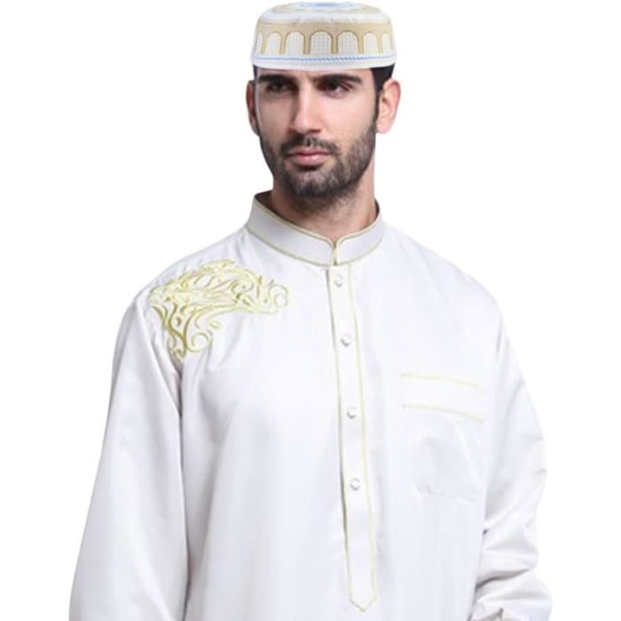 Bonnet Musulman Chapeau Islamique Homme Broderie Bonnet De Prière ...