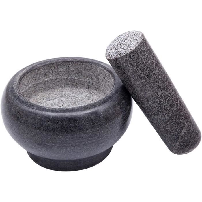 Mortier et pilon Ensemble mortier et pilon en pierre naturelle comme ...