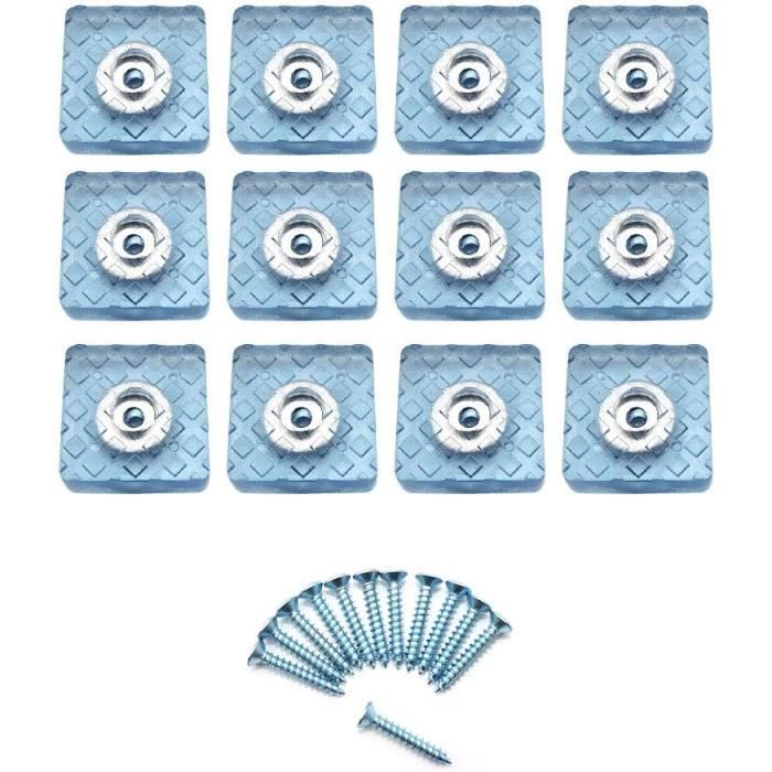 12 Pièces Patin Chaise Carrés Clairdeplace Meuble Tapis Anti Bruit ...