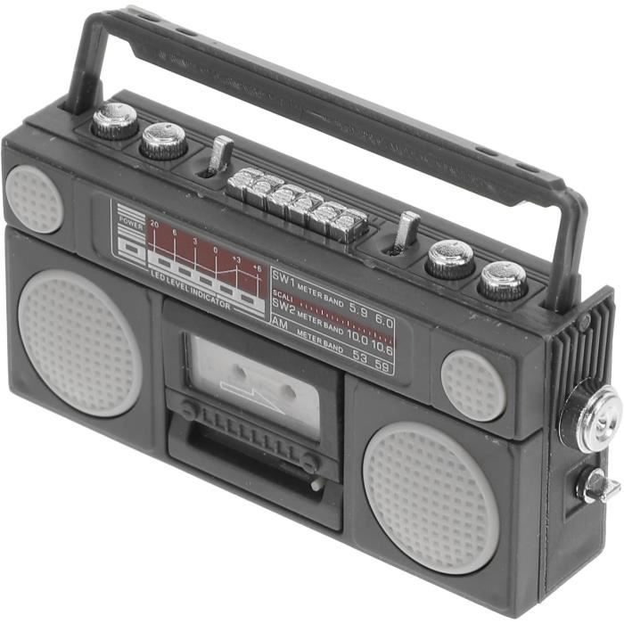 Mini Radio Rétro-Simulation Radio Miniature Modèle Petite Maison ...