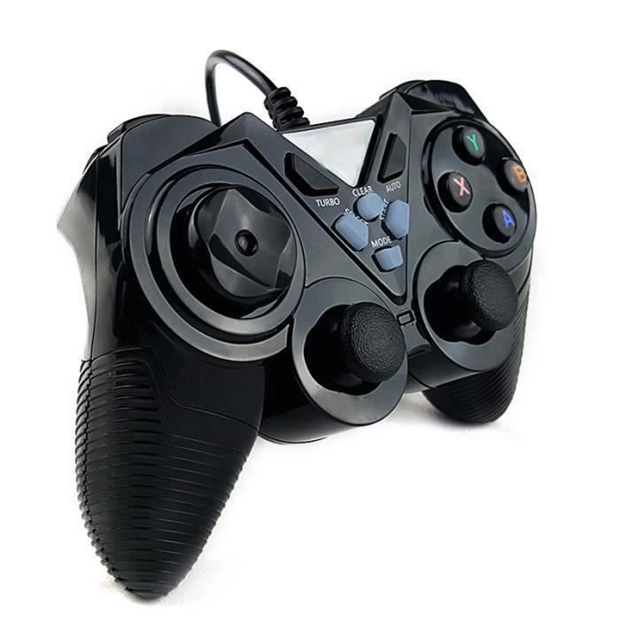 Manette PS3 PC sans Fil,Connectée avec USB, Manette PS3 avec Dual Shock ...