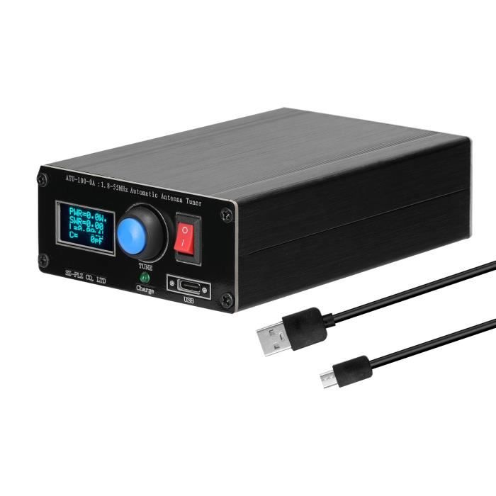 Mini Tuner d'antenne - ATU-100-0A-55MHz - Écran OLED 1.8 pouces ...
