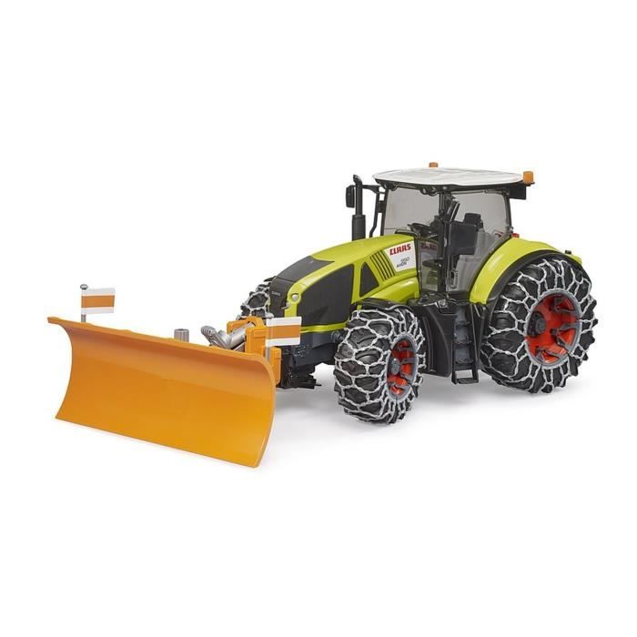 Claas Axion 950 avec chaînes à neige et lame de niveleuse - Cdiscount ...