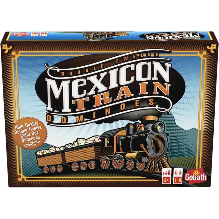 Mexican Train Dominos - Jeu De Société - Jeu De Dominos - A Partir De 6 ...