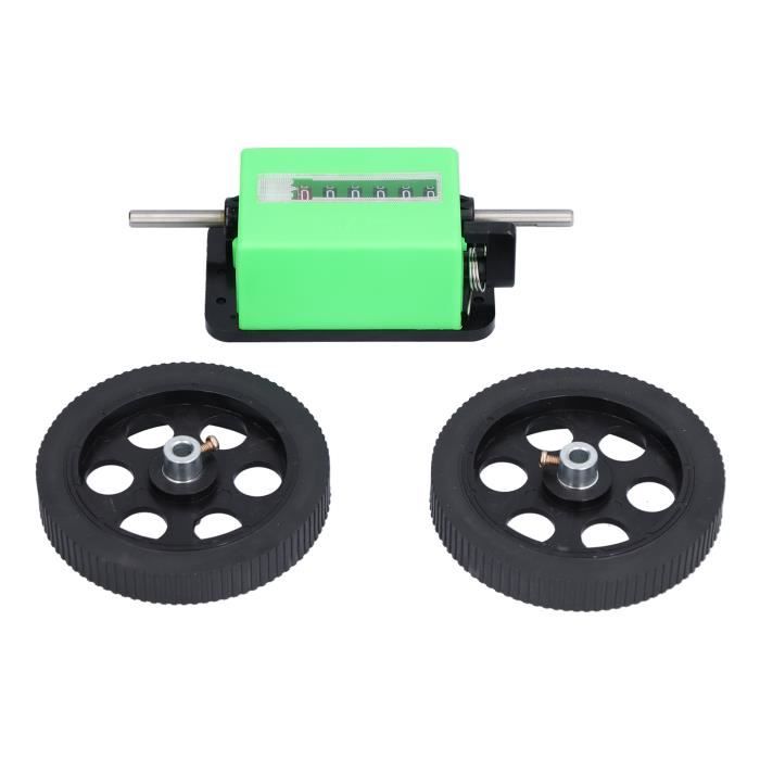 Compteur de longueur mécanique - DUOKON - Mètre roulant à 6 chiffres ...