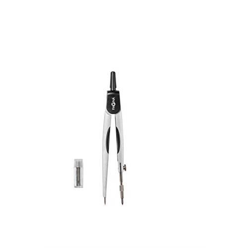 Pagna Compas à compas en polypropylène avec mines de rechange Noir ...