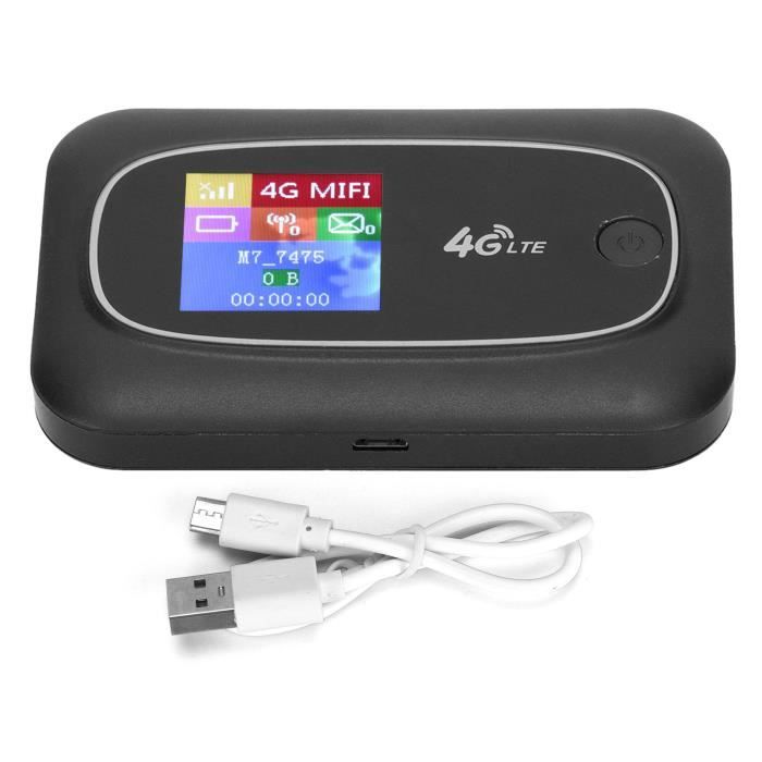 Qqmora routeur WiFi 4G Routeur 4G LTE 2.4Ghz WiFi CAT4 150Mbps point d ...