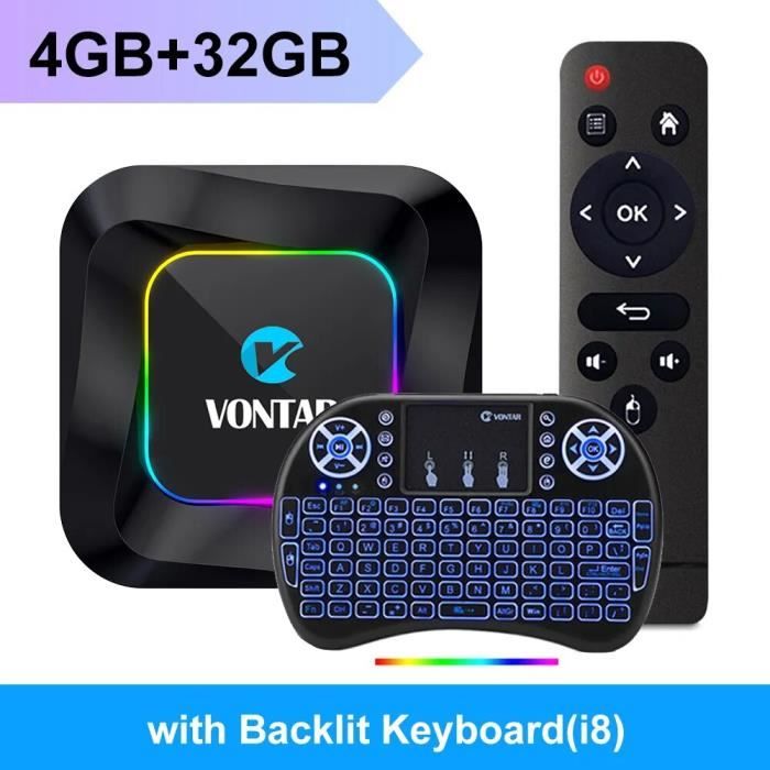 Jeux Console Vontar Boîtier Smart Tv R3 Android 13 0 Rockchip Rk3528