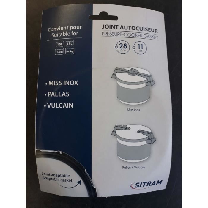 JOINT DE COCOTTE SITRAM 10L/18L MISS INOX,PALLAS,VULCAIN PPIDEJ10 ... JOINT DE COCOTTE SITRAM 10L/18L MISS INOX,PALLAS,VULCAIN PPIDEJ10 ...
