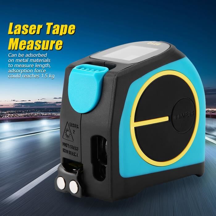 DT10 2 en 1 Mètre Ruban 5 m + Télémètre Laser Numérique LCD ...