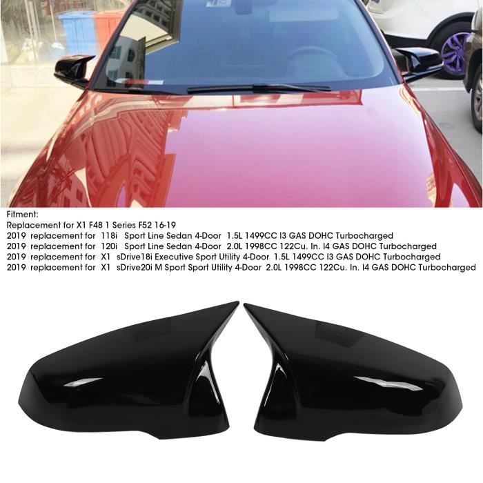 Couvercle de rétroviseur VVIKIZY noir brillant pour 120i Sport Line ...