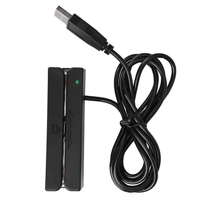 Zerone lecteur de carte magnétique Lecteur de carte de crédit à bande ...