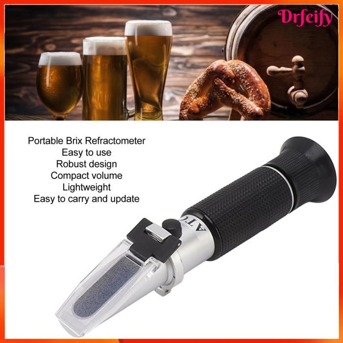 Akozon Réfractomètre Brix Meter Mémètre de densité D'alcool Numérique ...