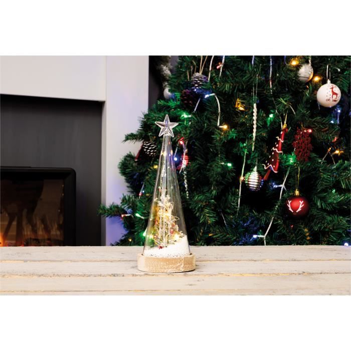 Décoration de Noël Lumineuse Sous Verre - Cdiscount Maison