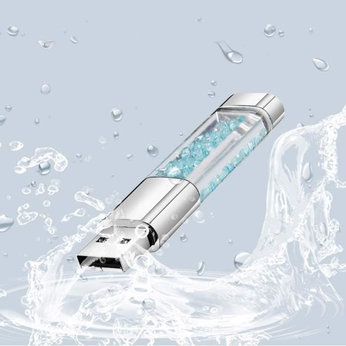 Clé Usb Premium Imperméable Clé Usb2.0 16 Go - 32Go Cles Usb Lovely Style Diamant Stockage De ...