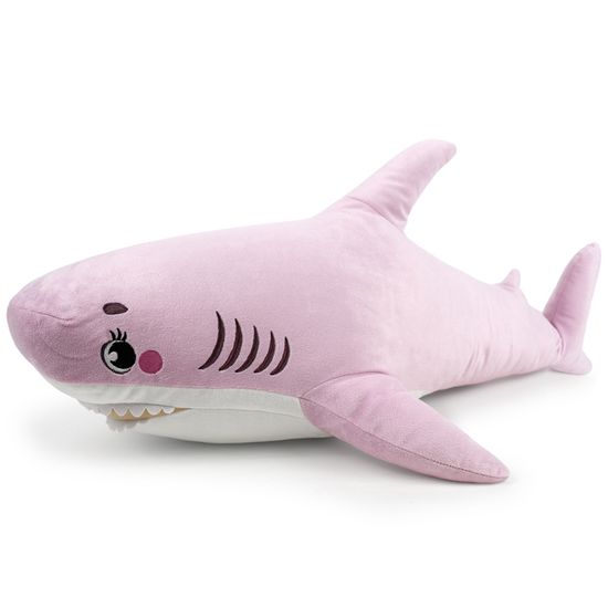 Peluche - WP MERCHANDISE - Requin rose - 100 cm - Hypoallergénique ...