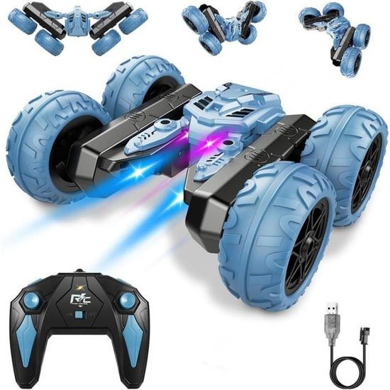 Voiture télécommandée - AQSACOKIYA - RC Tout Terrain 4WD - 360° Rotation - Pour Enfants 5-12 Ans ...