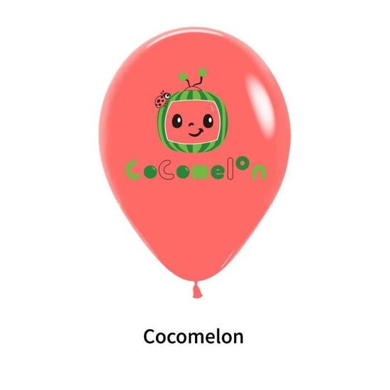 Ballon de baudruche,12 pièces Cocomelon ballons ensemble famille fête ...