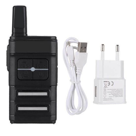 Dioche Radio FM VHF 400-470MHz Mini Portable UHF / VHF 16 canaux ...