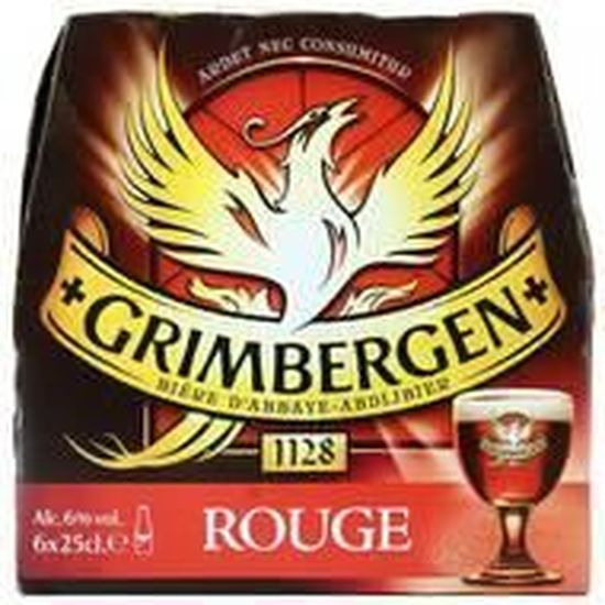 Bière aromatisée aux fruits rouges 6° Grimbergen rouge 6x25cl - La cave ...