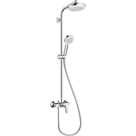 Hansgrohe Colonne de douche Crometta 160 1 jet avec mitigeur mécanique ...