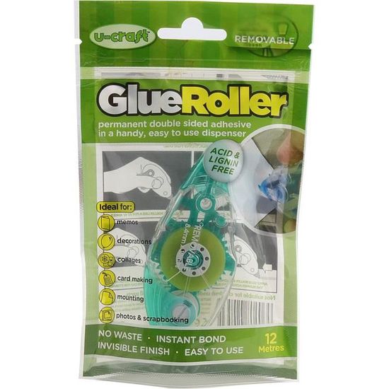 Rouleau De Colle Amovible | Double Face Adhésif | Pour Bricolage Et ...